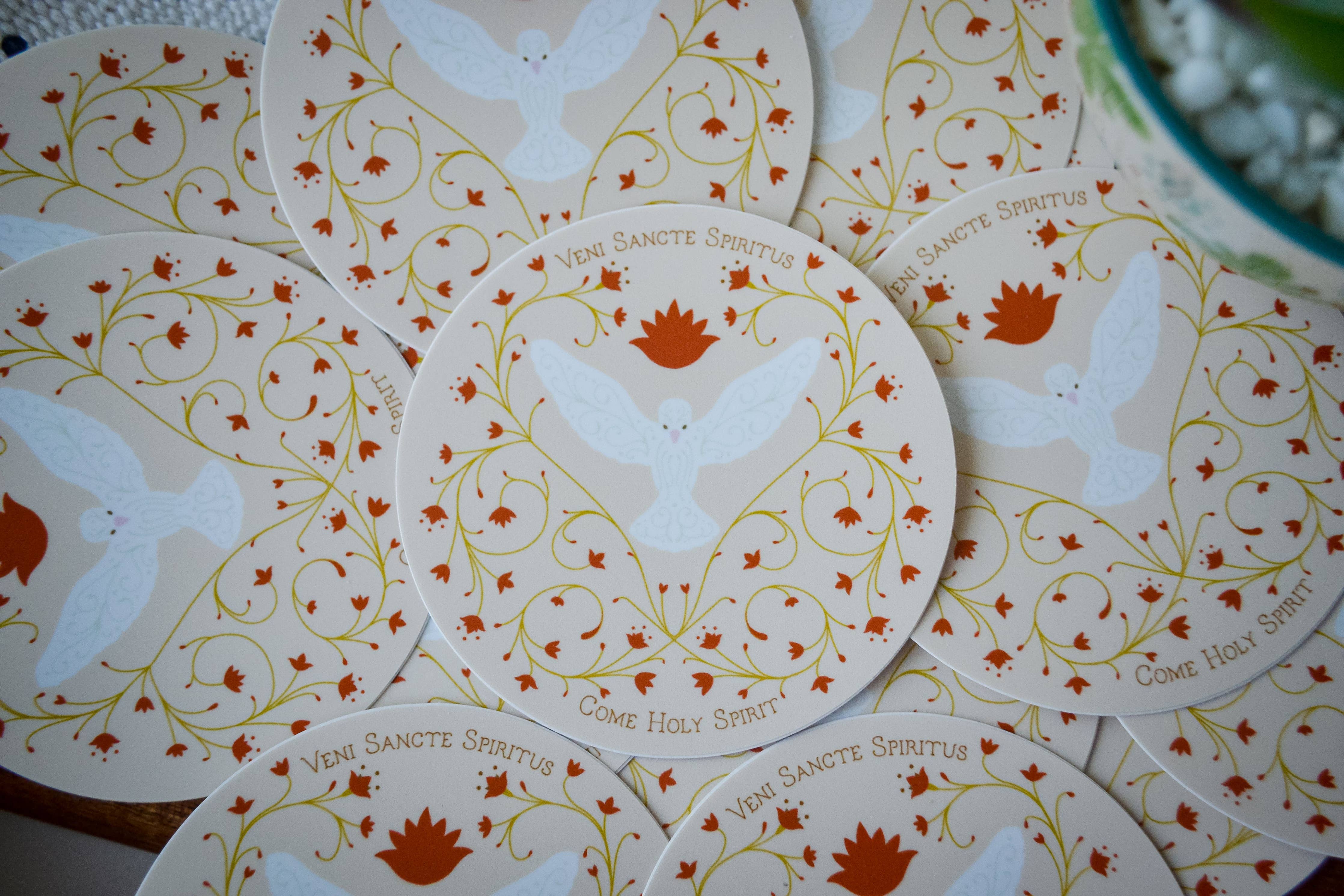 Holy Spirit Sticker – Simple Catholic Designs