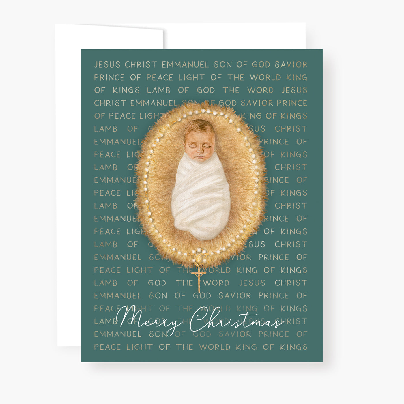 Rosary Card | Titles of Jesus | Christmas – Simple Catholic Designs